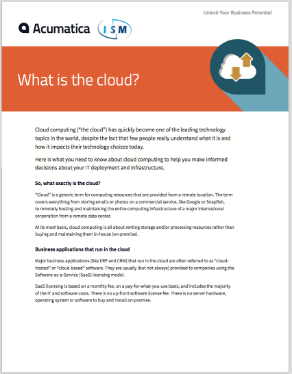 What Is the Cloud - White Paper
